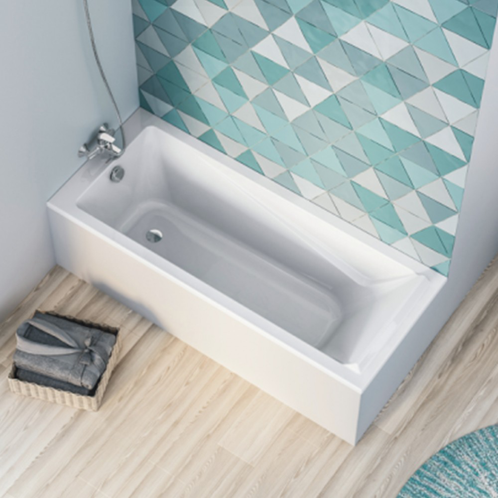 Baignoire acrylique EASY blanc rectangulaire 170x70 cm