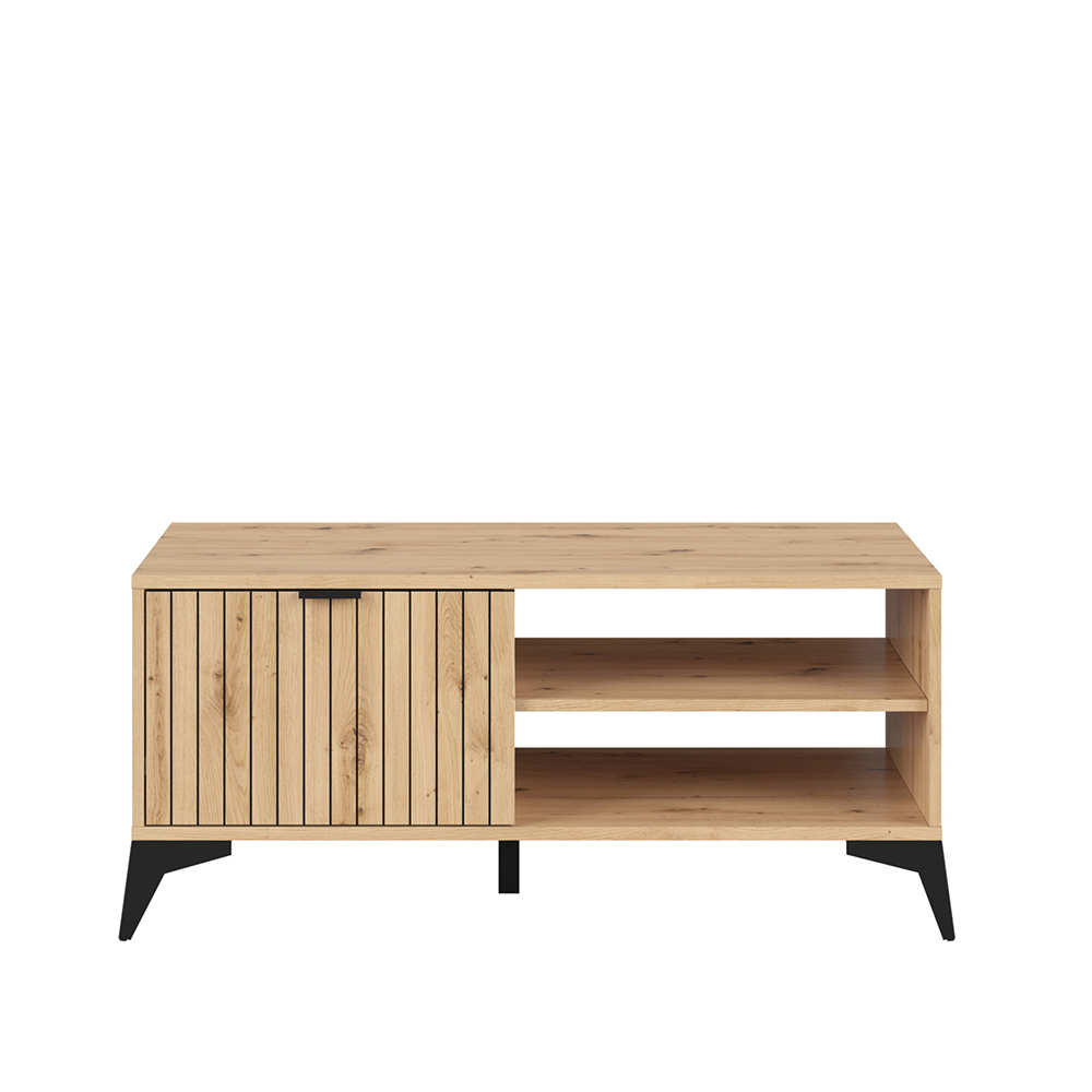 Table basse LAMEA chêne rustique 1 tiroir 110x60x50 cm