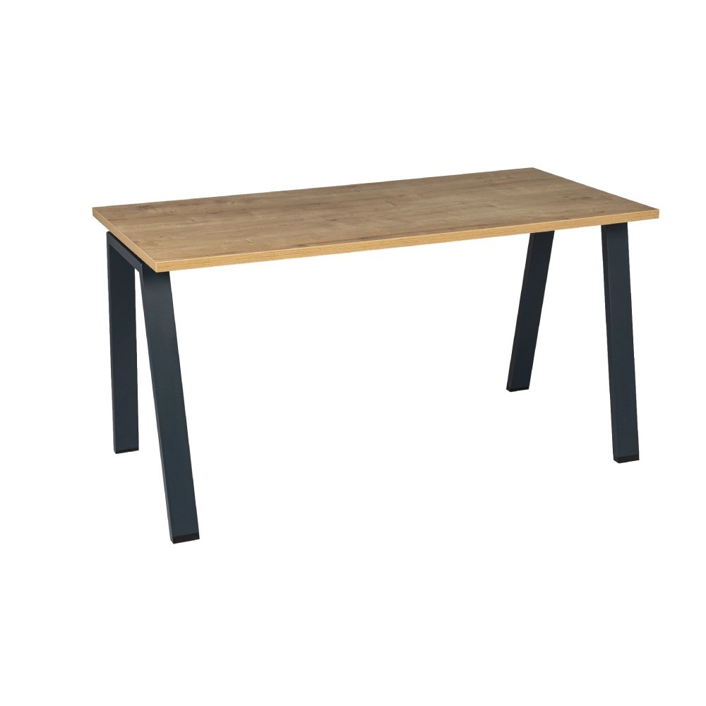 Bureau MILO INCLINE 140x70 cm structure bleu/ plateau safir mese